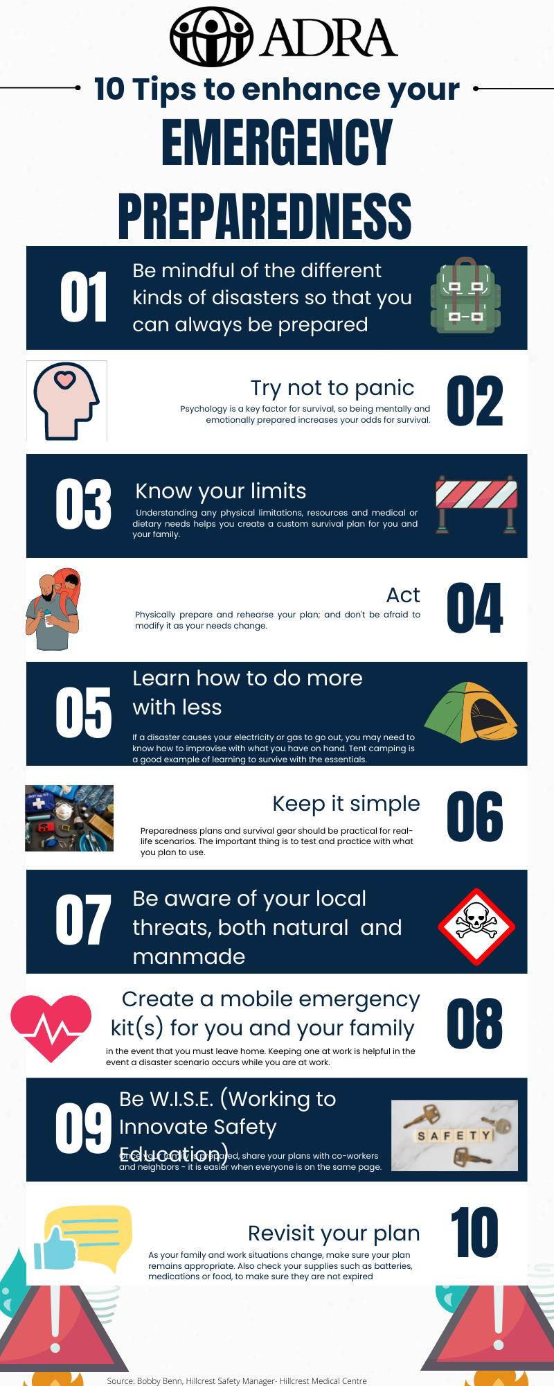 Emergency Tips | ADRA Bahamas